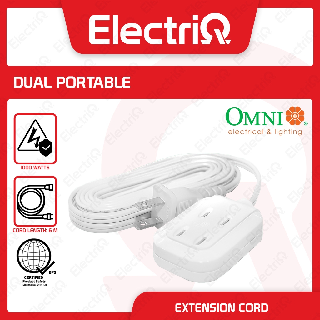 Electriq l Omni Extension Cord Power Cable Extension Cord Dual Portable ...