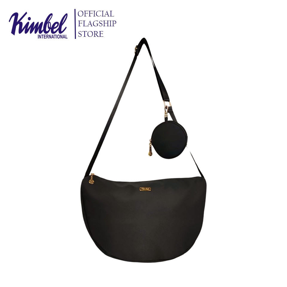 KIMBEL Sling bag BCS883 Medium Size Canvas with Small Pouch and ...