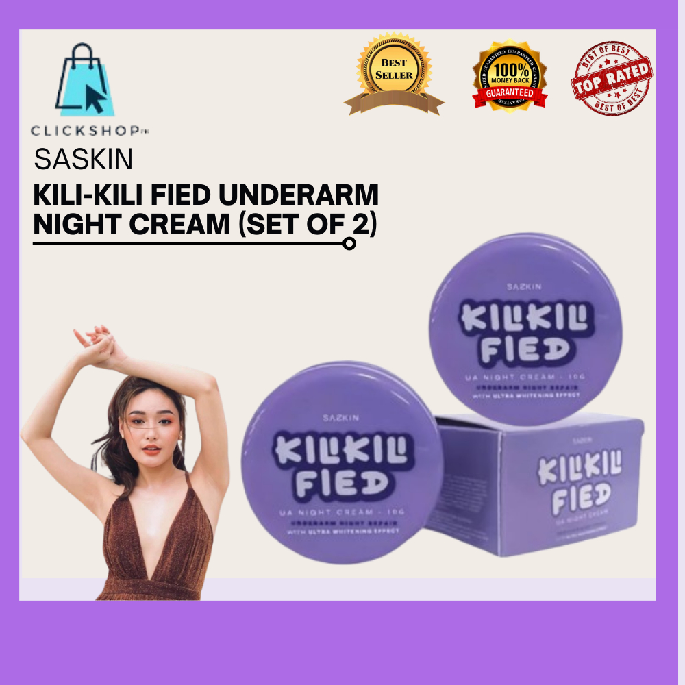SET OF 2 ORIGINAL SASKIN KILI-KILIFIED UNDERARM NIGHT CREAM UNDERARM ...