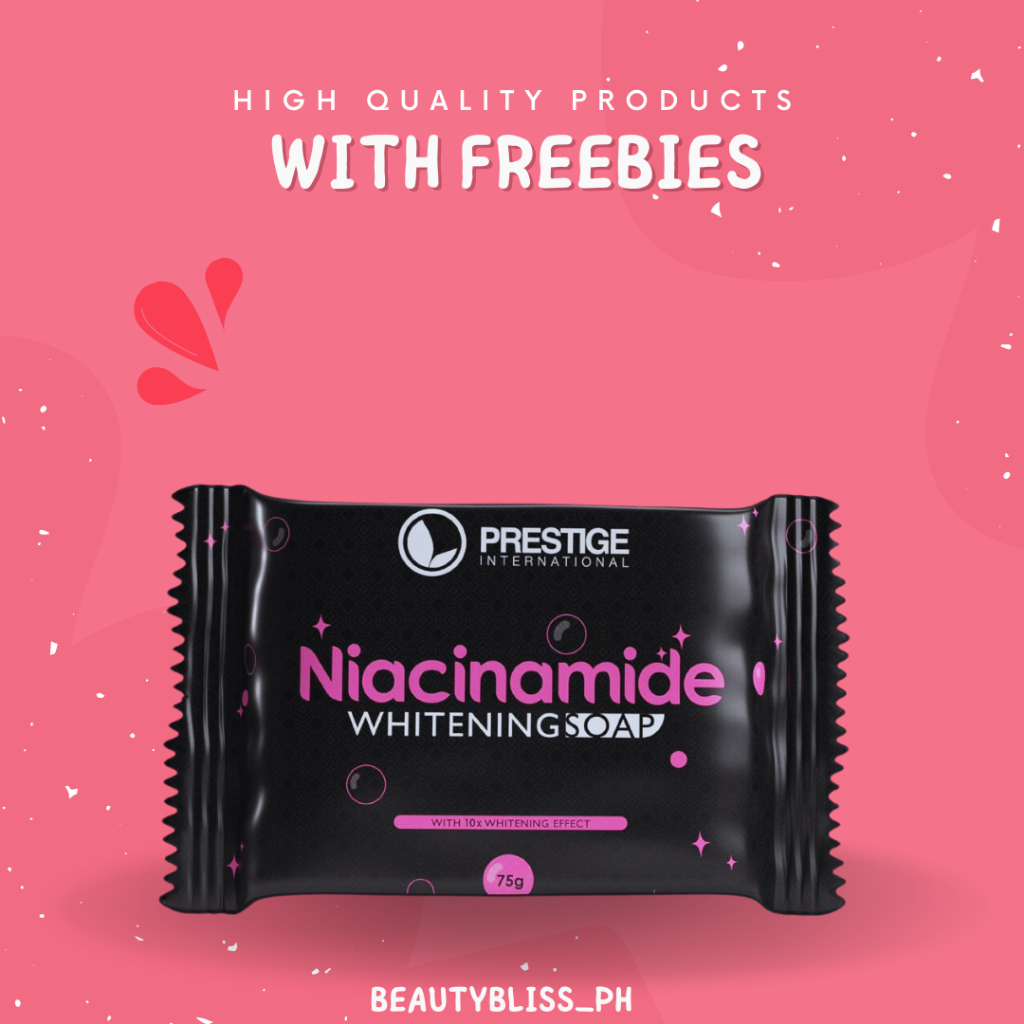 PRESTIGE Niacinamide Whitening Soap 75g - 1 BAR for skin whitening ...