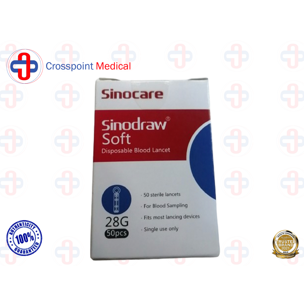 Sinodraw Soft Disposable Blood Lancet | Shopee Philippines