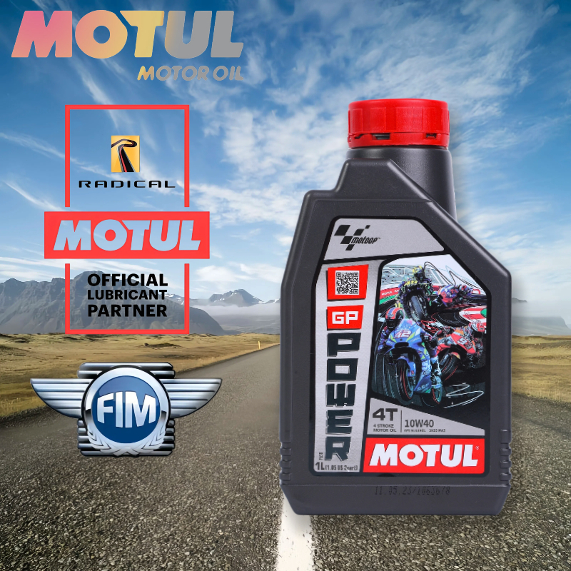 MOTUL GP POWER Motor Mineral Oil 10W-40 1L for Motorcycle Engine Oil ...