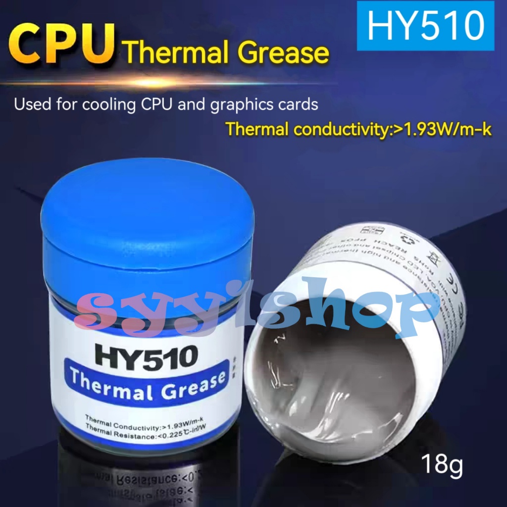 HY510 18g silicone heatsink thermal conductive grease paste for CPU ...