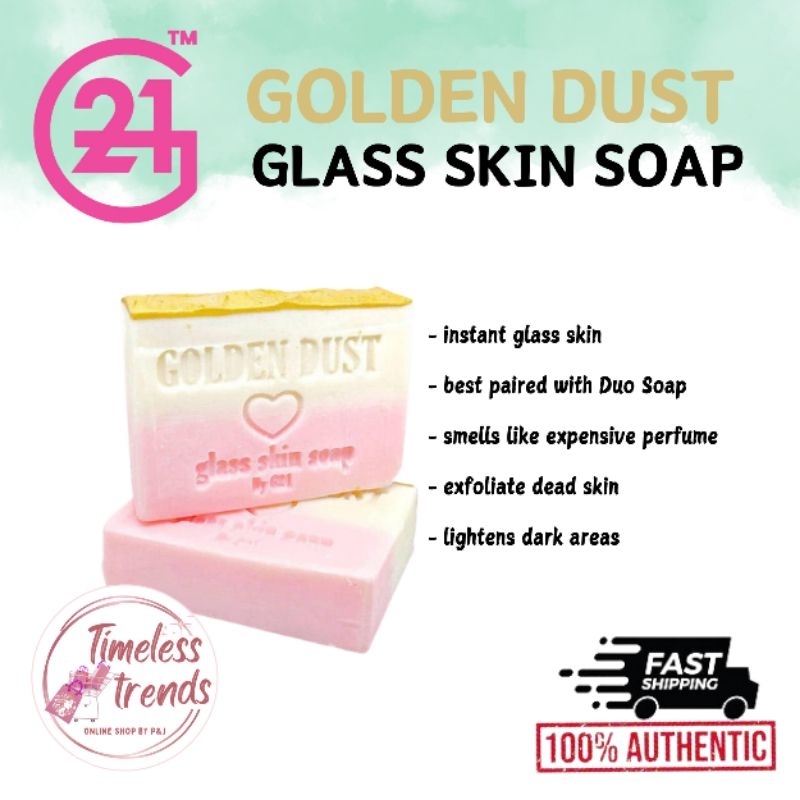 Golden Dust Glass Skin Soap mini 60g | Shopee Philippines