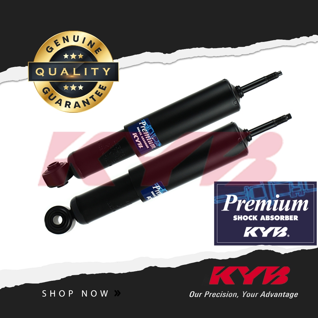 KYB KAYABA (2pcs) Premium Shock Absorber (Fluid) for Mazda Pick Up B2200- 443216 (Front ...