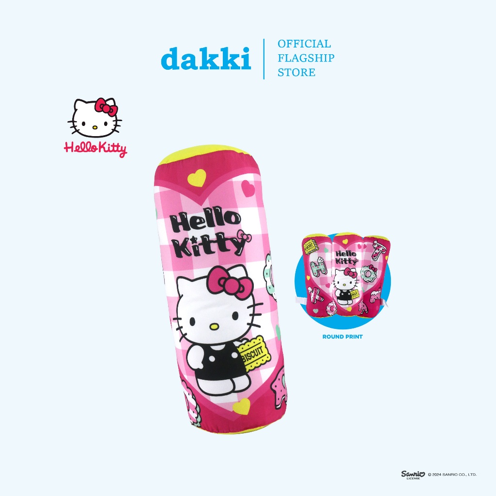 Dakki 6"x16" Hello Kitty Biscuits Kiddie Bolster | Shopee Philippines
