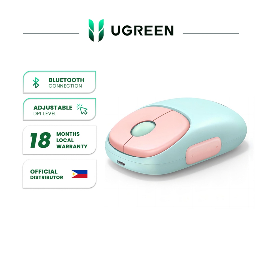 UGREEN FUN+ Rechargeable Dual Mode Wireless Mouse 4000 DPI - PH ...