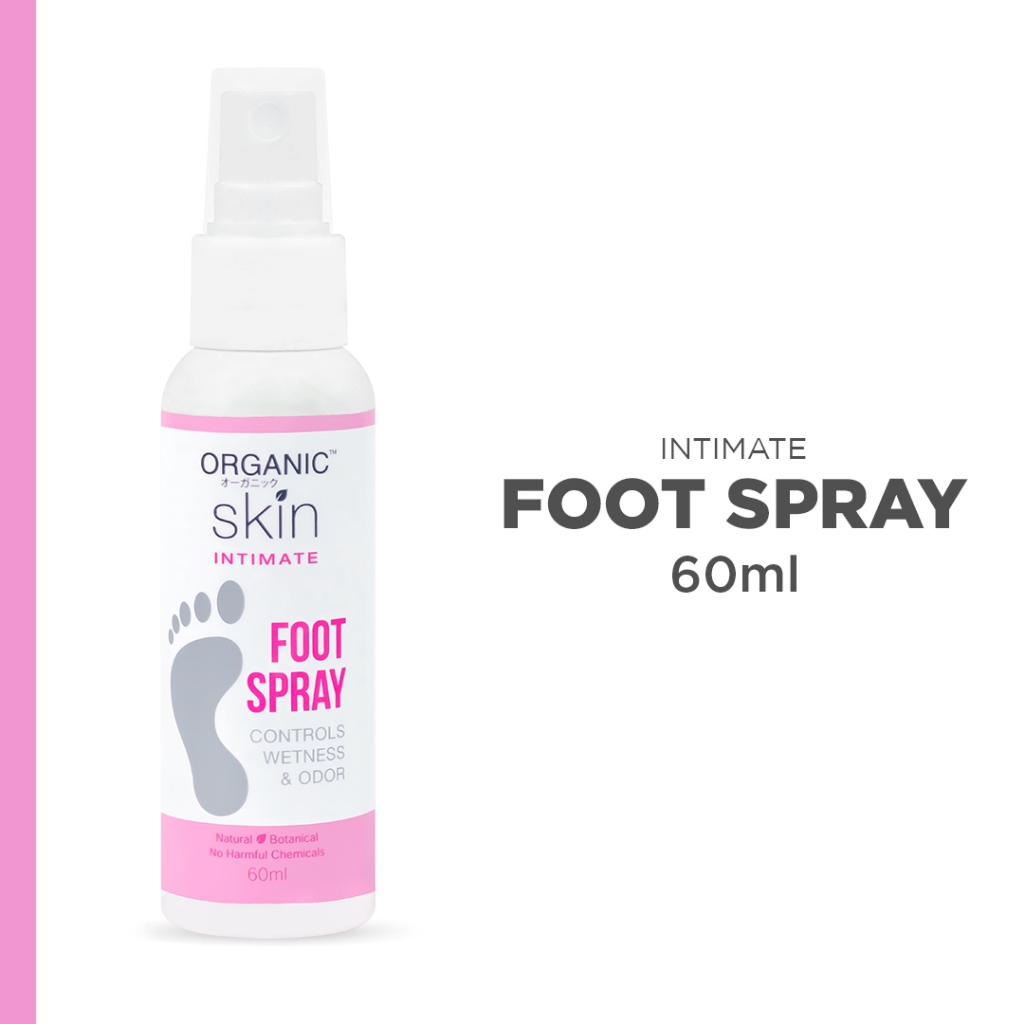 Organic Skin Japan Intimate Foot Spray 60ml with Tea Tree Oil Anti ...