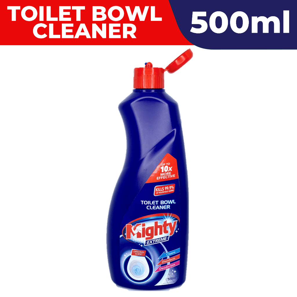 Mighty Extreme Toilet Bowl Cleaner Original - (TBC Blue 500ML) | Shopee ...