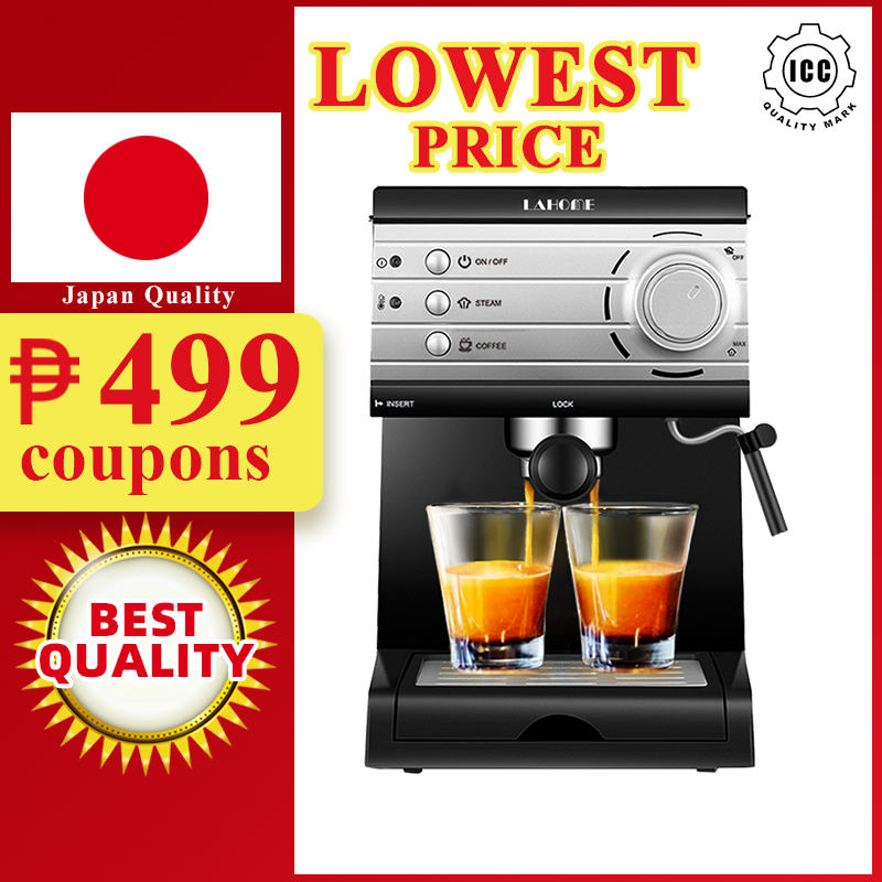 【True 20Bar】LAHOME Espresso Coffee Maker Machine Semi-Auto Milk Frother ...