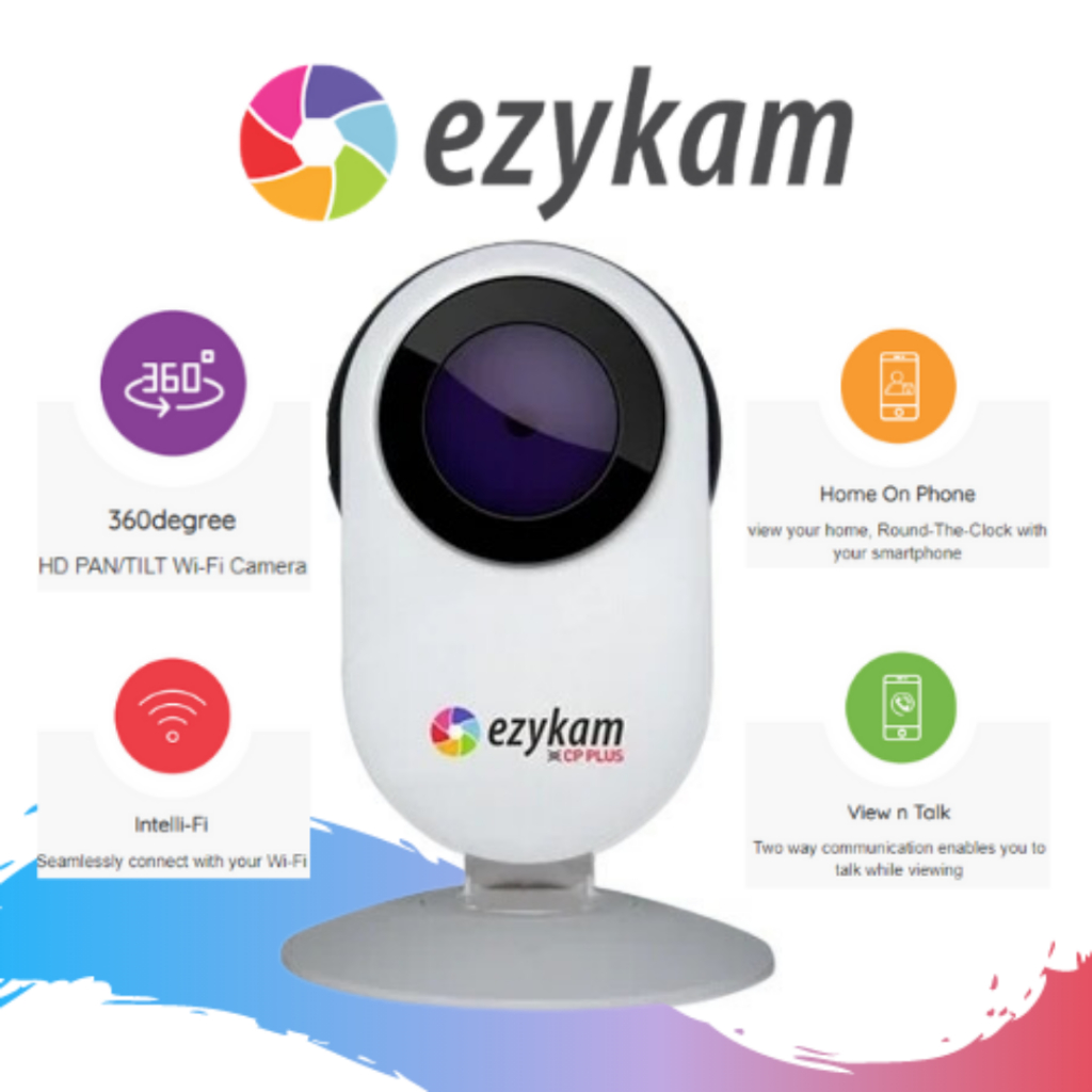EZYKAM CP PLUS WiFi IR CubeHD Wireless Cloud CCTV Camera EPK-HC10 ( GPM ...