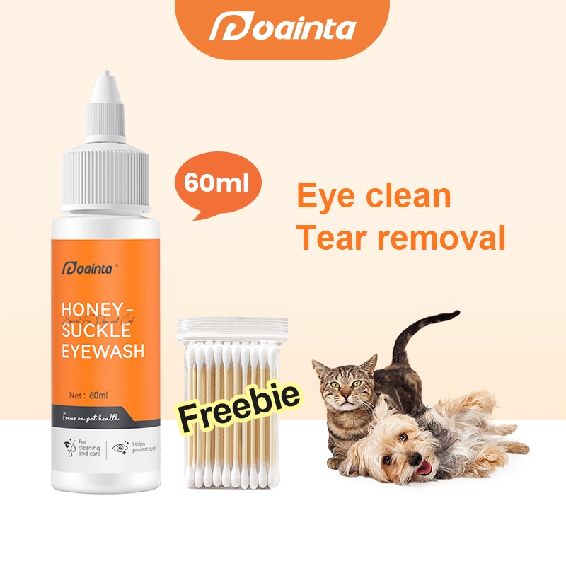 PUAINTA Pet Eye Cleaner for Dogs and Cats Pet Eye Wash Eye Drops for ...