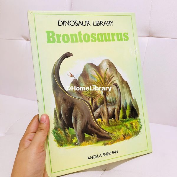 00040-HOME LIBRARY | DINOSAUR LIBRARY-BRONTOSAURUS | HB | EDUCATIONAL ...