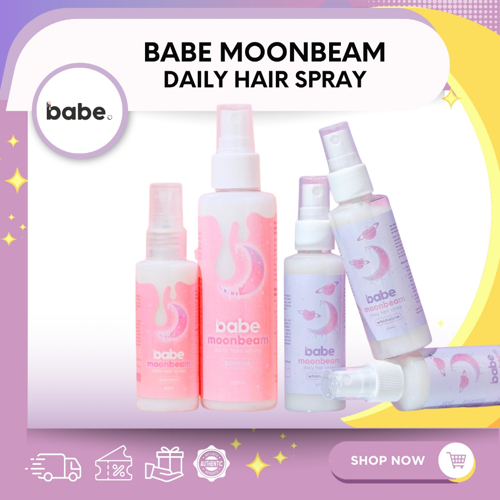 Babe Formula Moonbeam Daily Hair Spray 60ml and 150ml | Bonbon ...