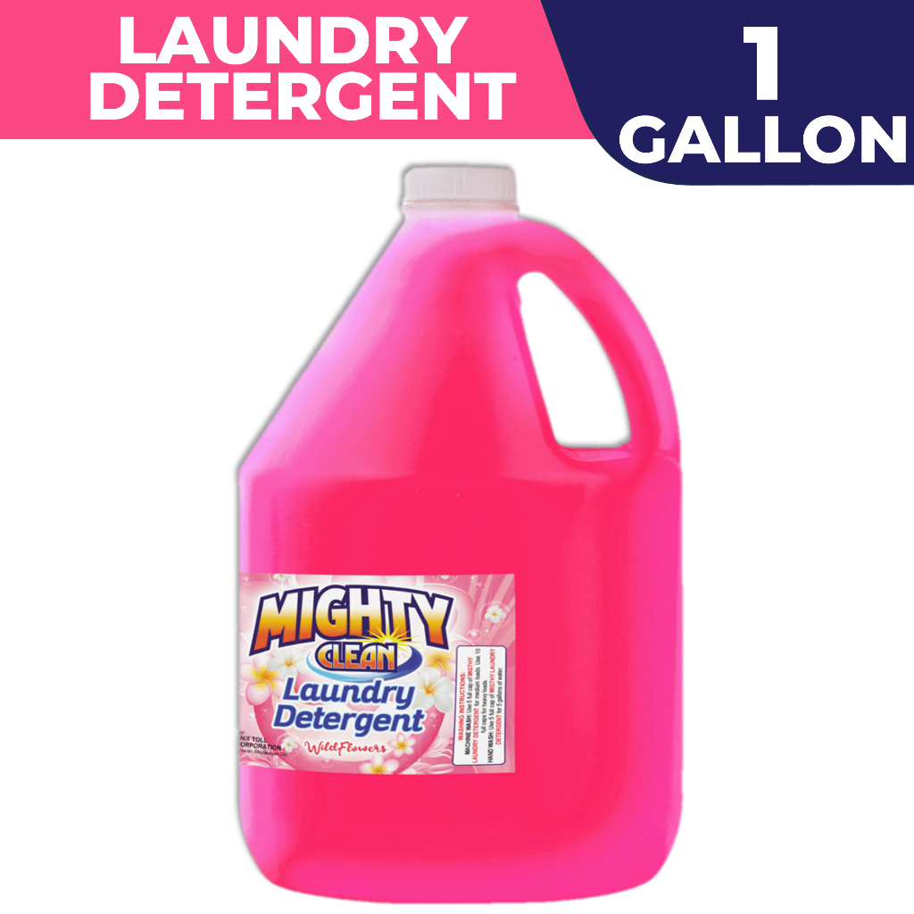 Mighty Clean Liquid Laundry Detergent Wildflowers - LLD MAGENTA - 1 ...