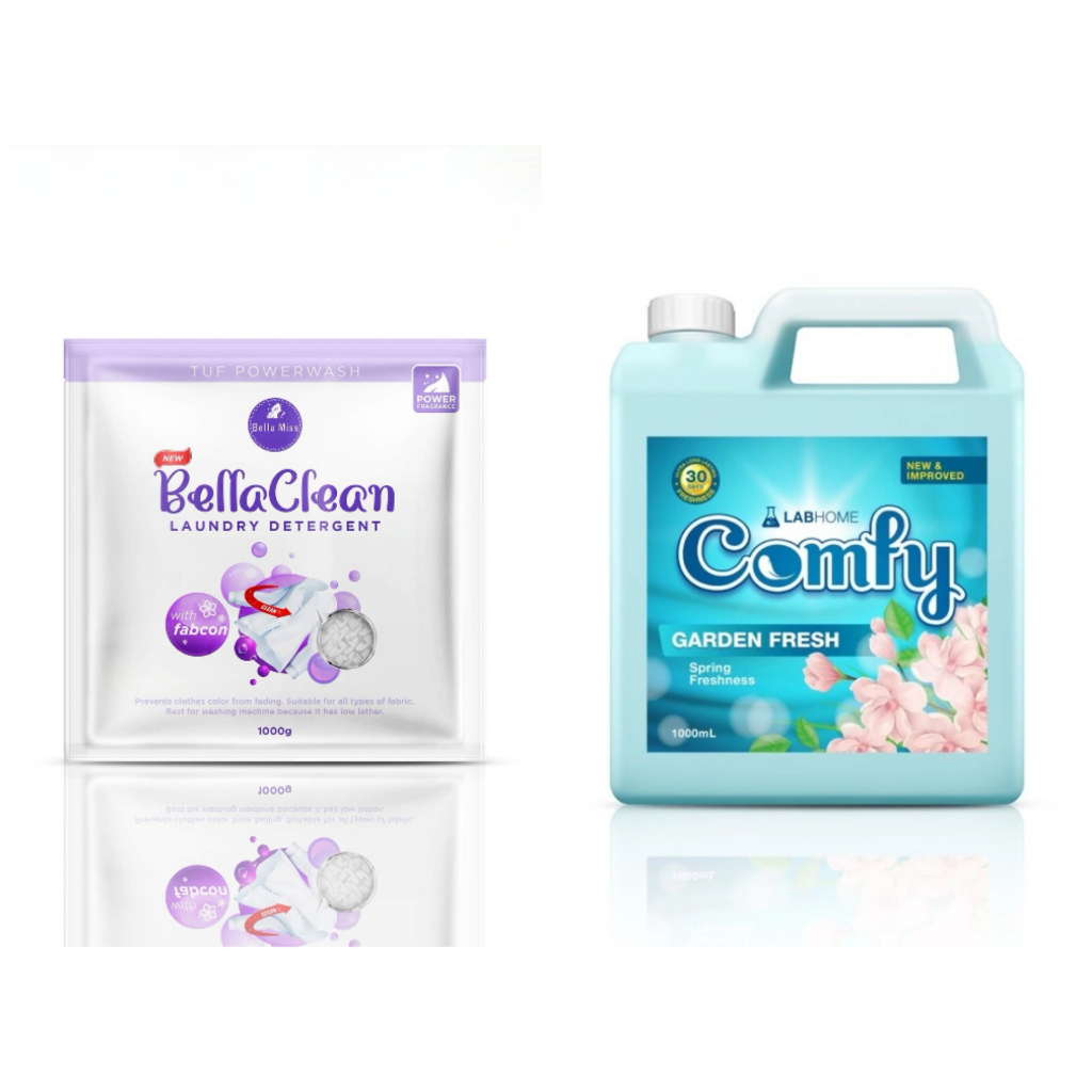 BELLA CLEAN LAUNDRY DETERGENT AND LABHOME FABRIC CONDITIONER SET ...