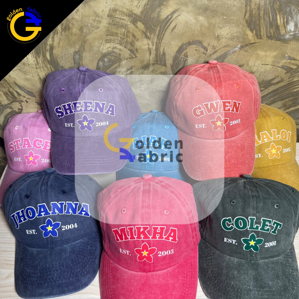 GFBDU WASHED BINI BIAS BASEBALL CAP | Fan-made Merch | Shopee Philippines