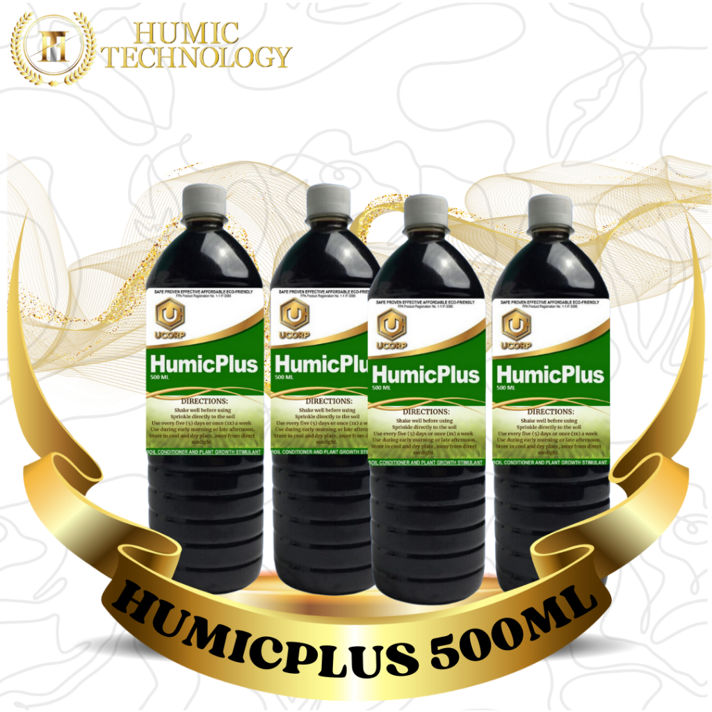 BUY 4 BOTTLES Humic Plus Macro & Micro Nutrients (Organic Soil ...