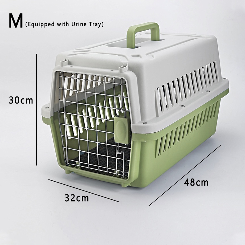 Portable M&L Size Pet Cat Carrier Travel Cage Puppy Kuting Airline ...