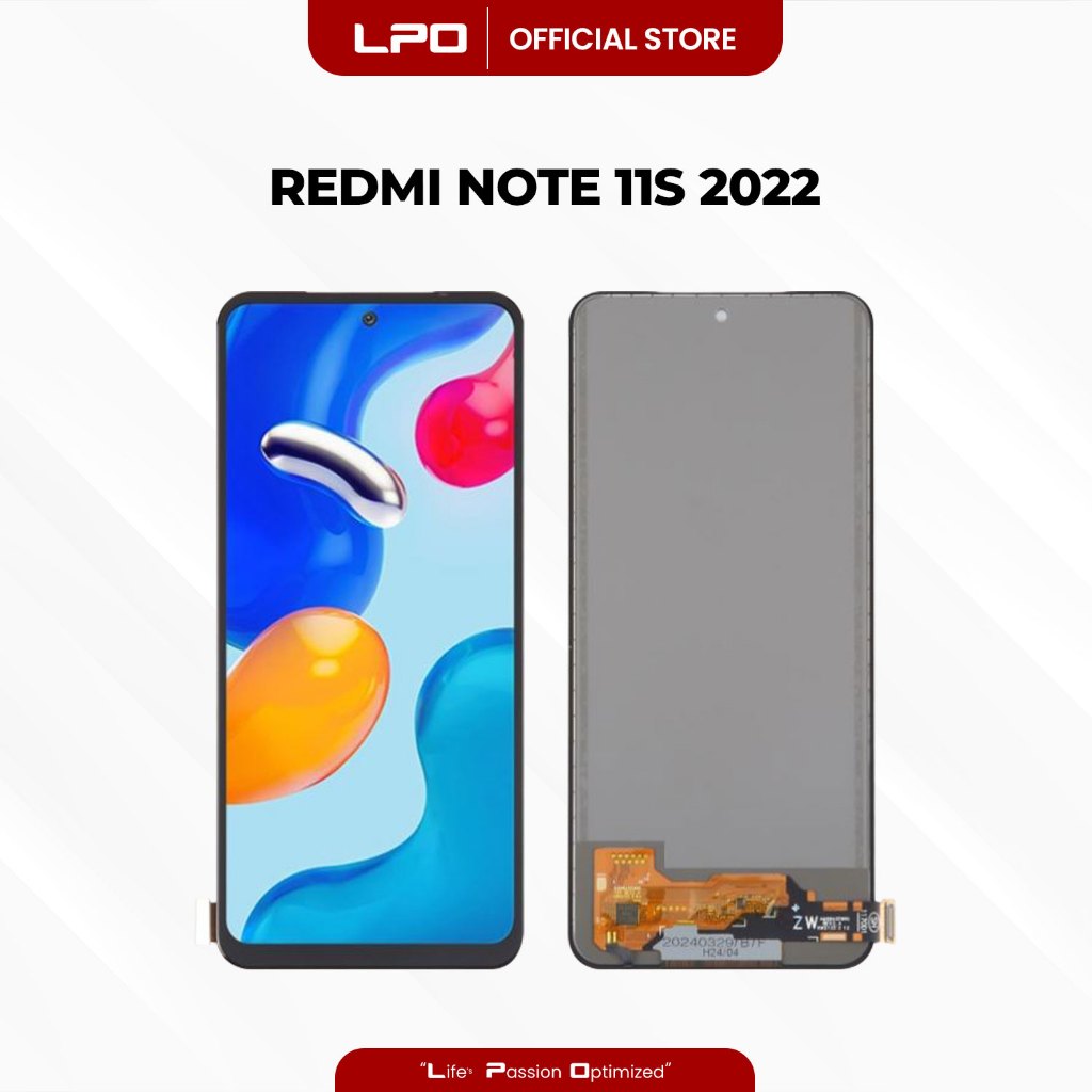 LPO 6.43 Inches Xiaomi Redmi Note 11S 2022 Replacement LCD Screen With ...