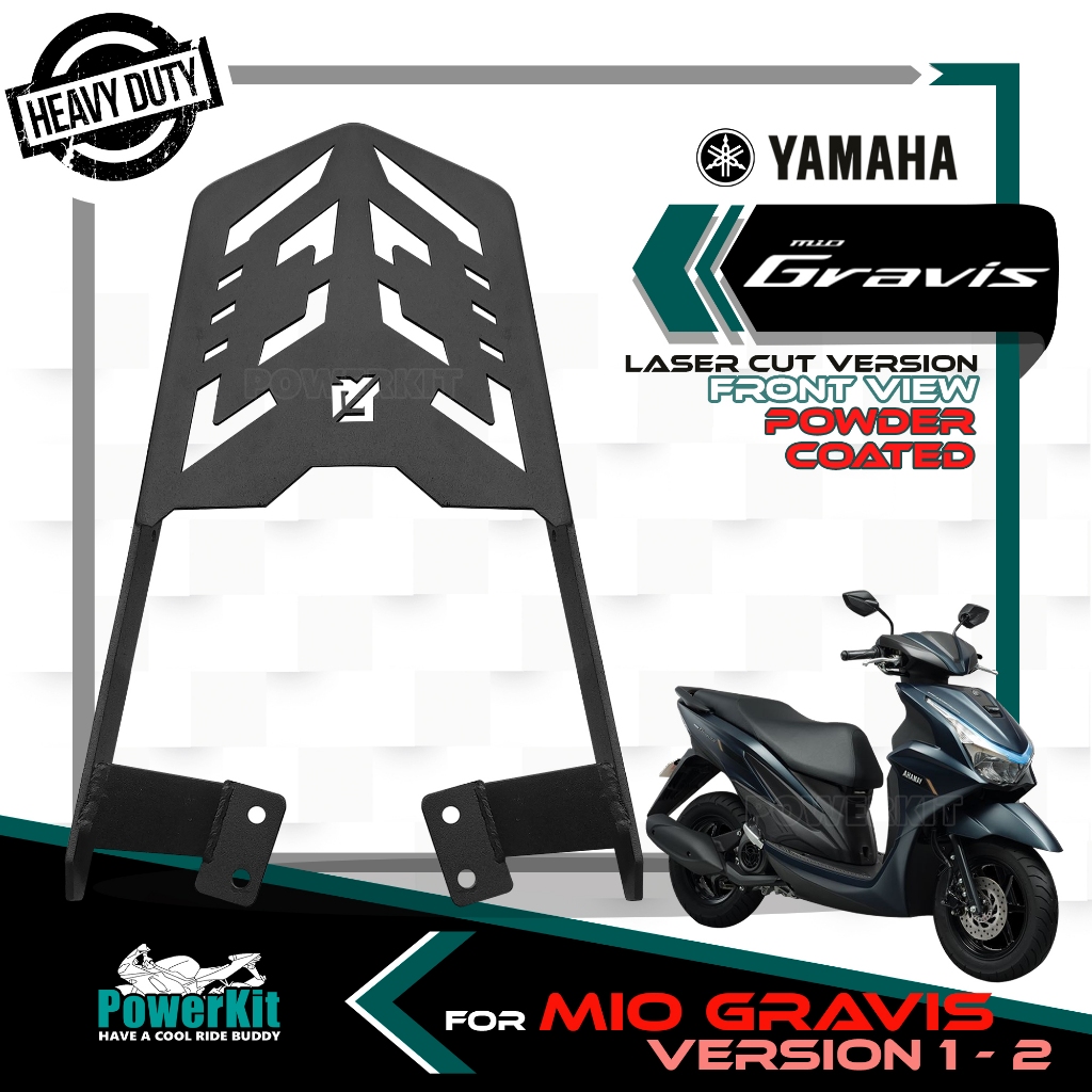 Top Box Bracket for Yamaha Mio Gravis Version 1 and Version 2 / Gravis ...