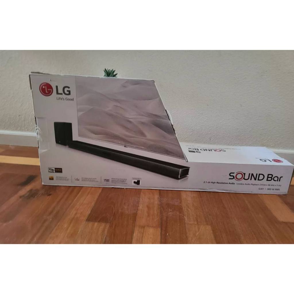 LG SJ4Y 2.1-Channel Audio Soundbar System Sound Bar And Subwoofer ...