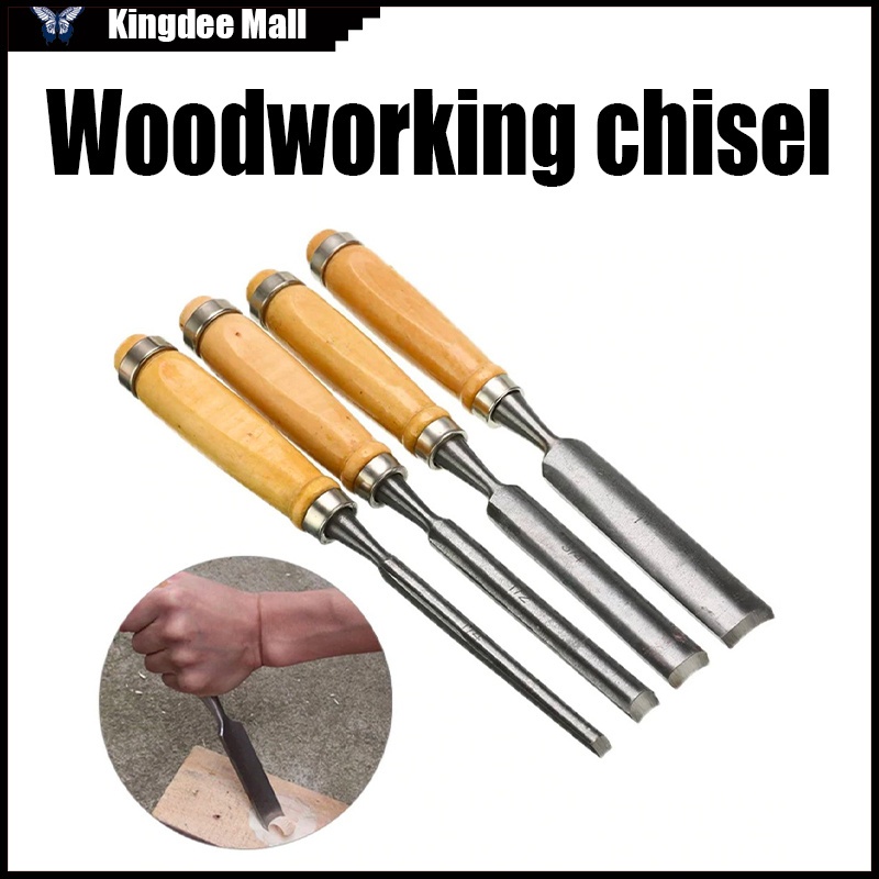 4Pcs Wood Chisel Tool Carving Wood Chisel For Woodcarving Shop ...