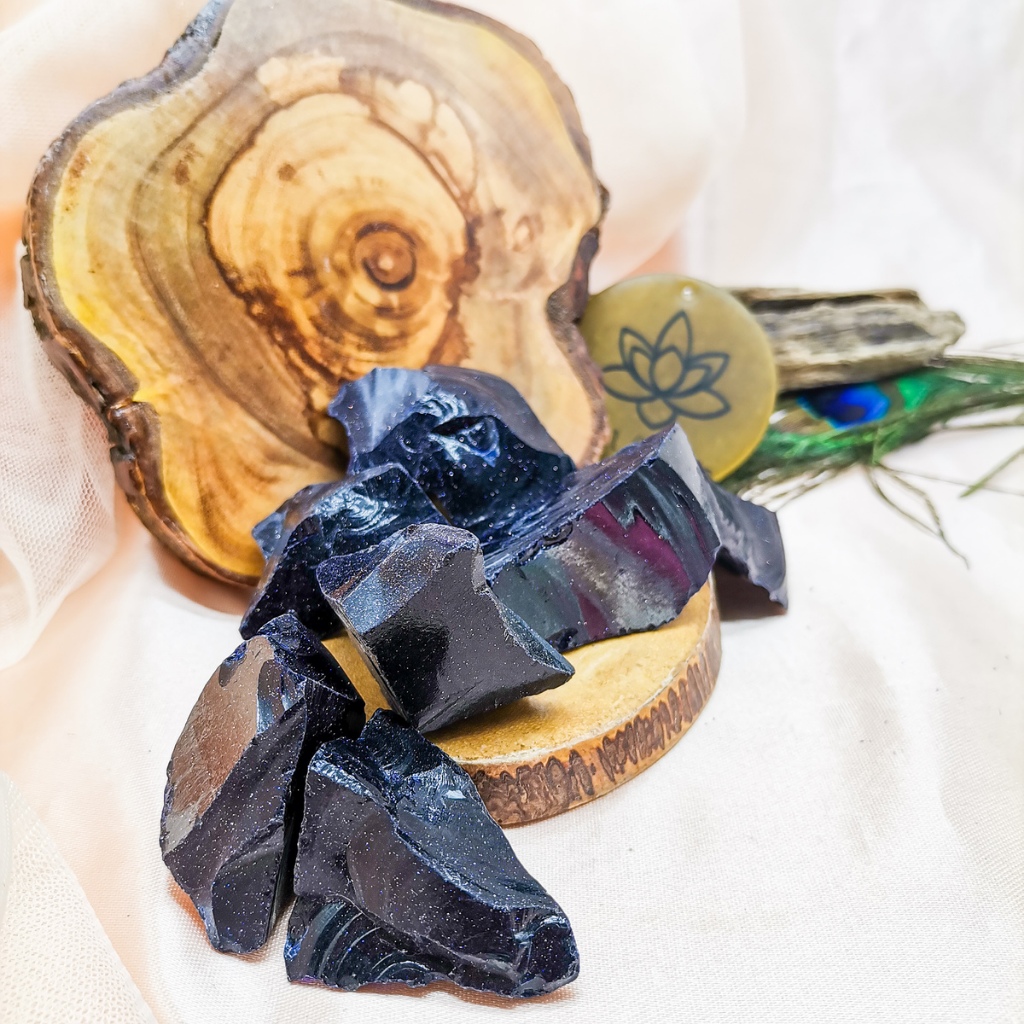 Blue Sandstone Raw (Stone of Victory) Raw Polished Crystal Stone ...