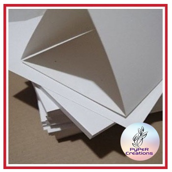 25/50pcs Fold cote / Foldcote Board Paper 220gsm/250gsm/300gsm/320gsm ...