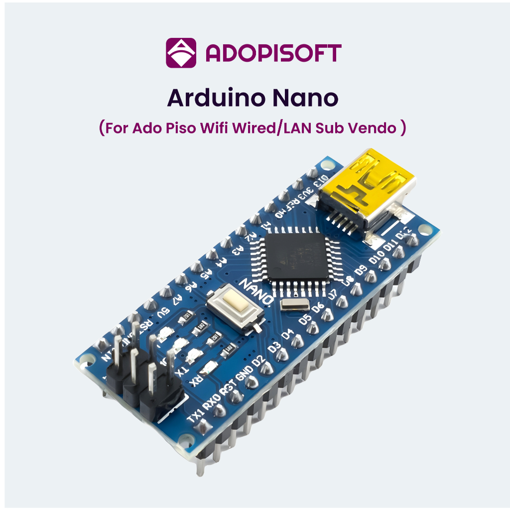 ADOPISOFT | Arduino Nano ATmega328P CH340G CH340 ( Good for ADOPISOFT ...