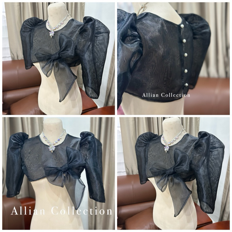 Puffs sleeve,Imelda sleeve croptop bolero | Shopee Philippines