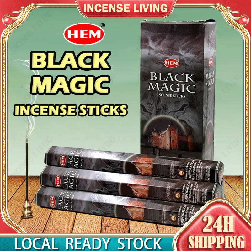 HEM Black Magic Incense Sticks (20 Sticks Per Box) | Shopee Philippines