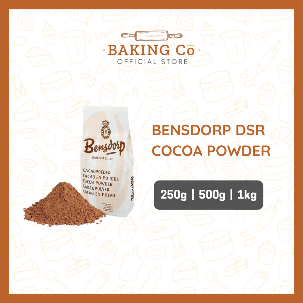 Bensdorp DSR Cocoa Powder - 250g | 500g | 1kg | Shopee Philippines