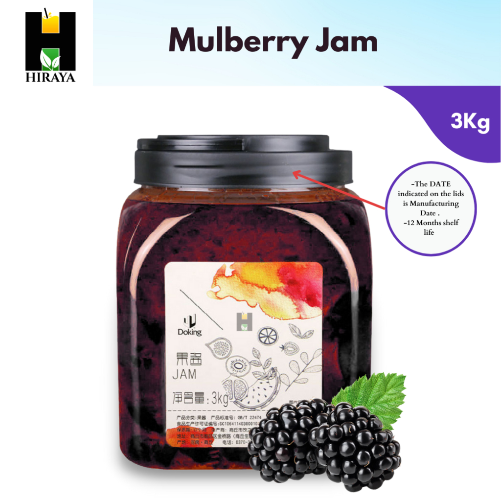 Doking Jam 3kg BLUEBERRY, MANGO, STRAWBERRY, PASSION FRUIT, KIWI ...