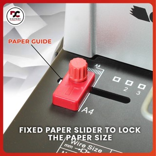 Officom Wire Binding Machine STD12A A4 Size 34 Hole Punched Sheets ...