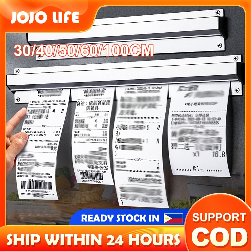 50/100cm Ticket Holder Ticket Tab Bill Receipt Hanging Rack Tab Grabber ...