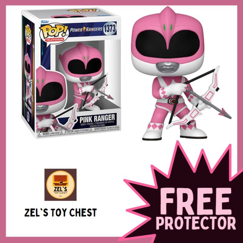 Funko Pop! Power Ranger: Pink Ranger with Free Protector [Zel's Toy ...