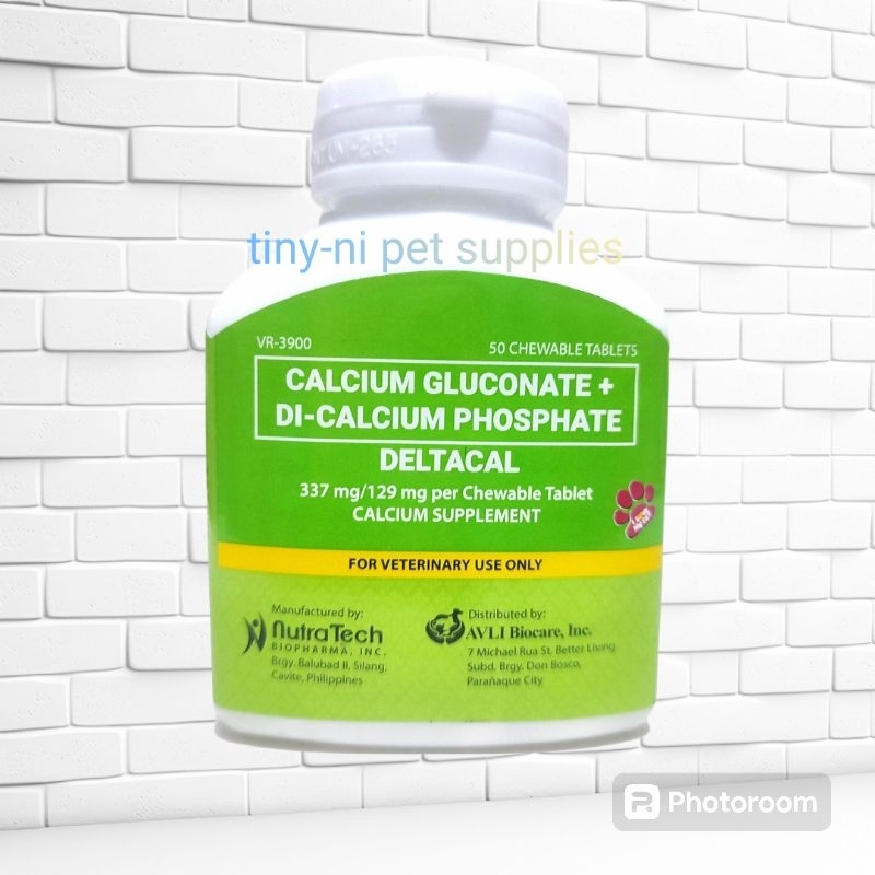 Deltacal Tablet for Pet Dog Cat|Sold per Tablet Calcium Supplement ...