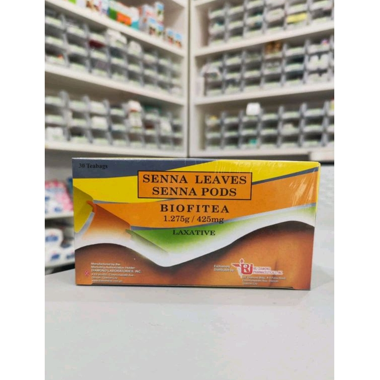 BIOFIT TEA SENNA LEAVES & PODS LAXATIVE 10s/20s HMP | Shopee Philippines