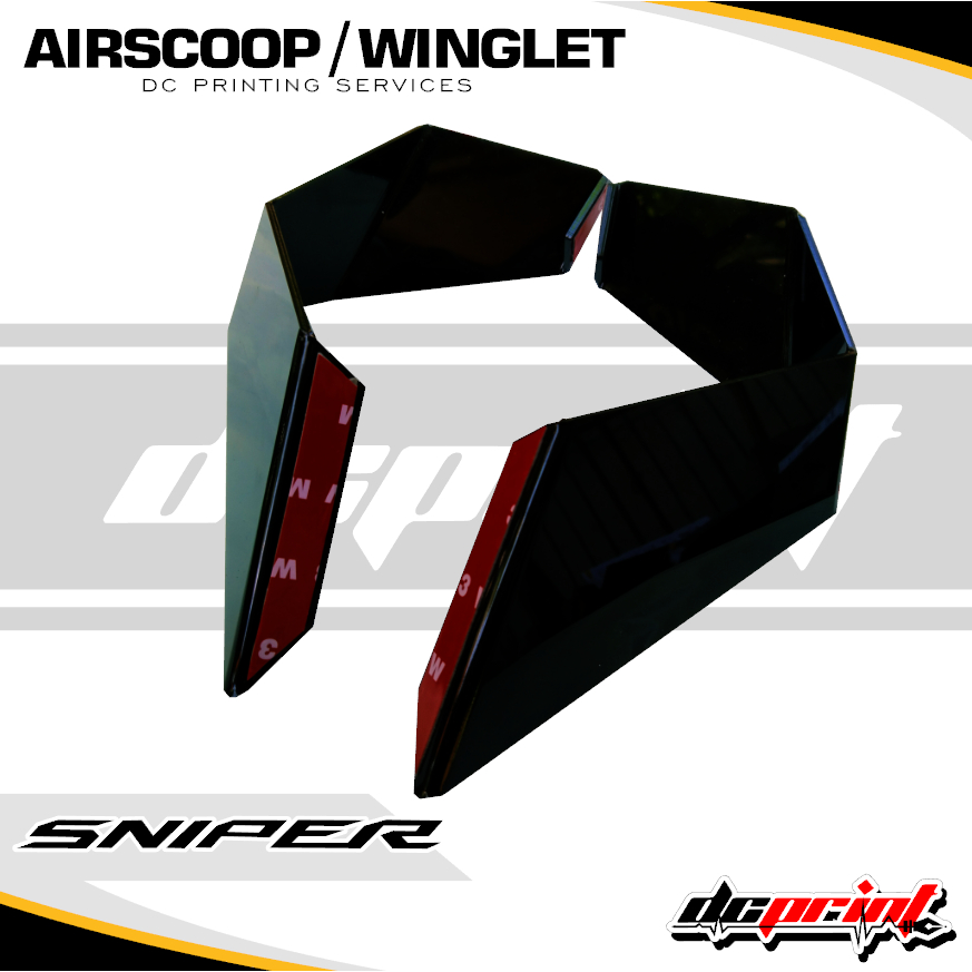Airscoop / Winglet Yamaha Sniper 155 v3 v4 | Shopee Philippines