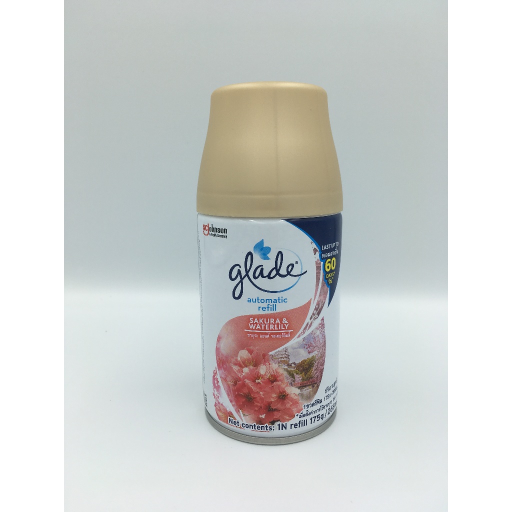 GLADE AUTOMATIC SPRAY REFILL SAKURA & WATERLILY 175G | Shopee Philippines