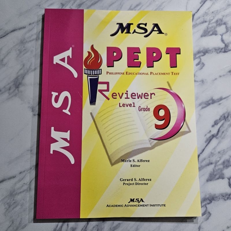 MSA PEPT Philippine Educational Placement Test Reviewer for Grade 9 By ...