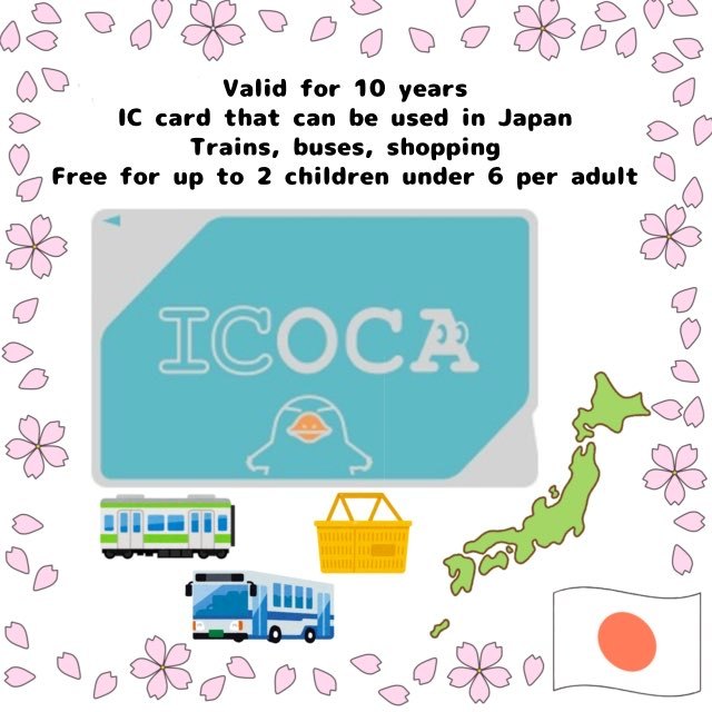 ICOCA card for travel and shopping in Japan [Direct from Japan ...