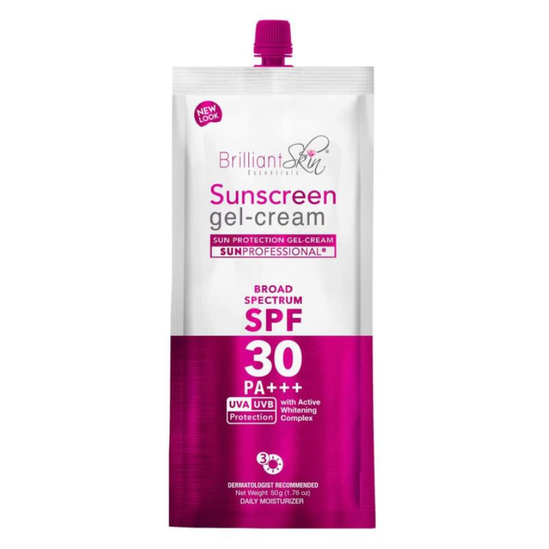 Brilliant 50g New Packaging Sunscreen SPF 30 PA+++ | Shopee Philippines