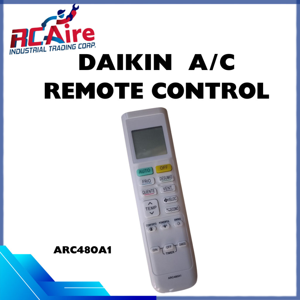 DAIKIN Air Conditioner Remote Control | Shopee Philippines