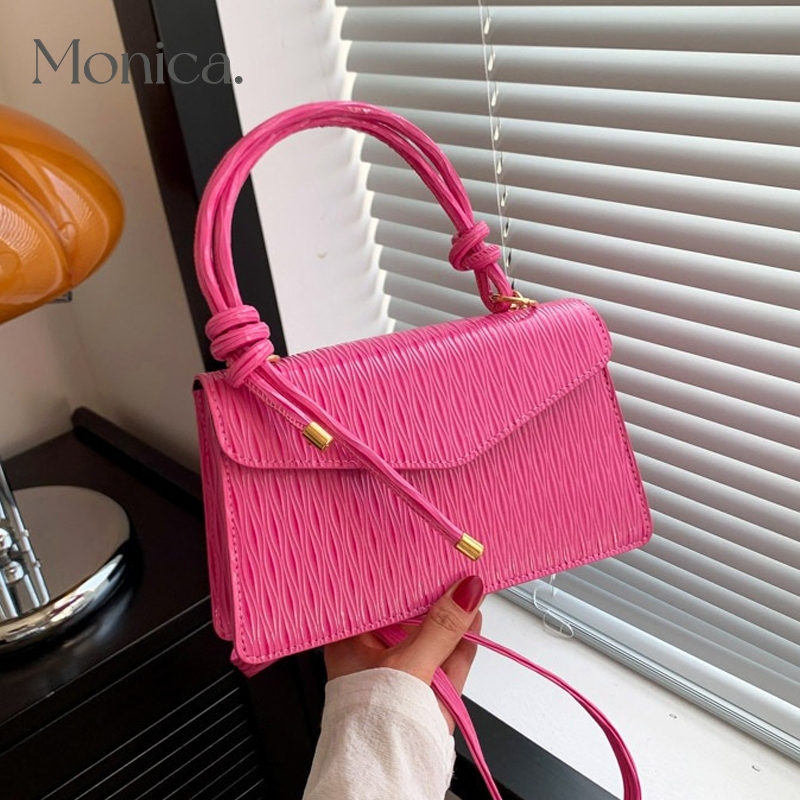 【Monica】Women Small Shoulder Bag Casual Plain Crossbody Sling Bag For ...