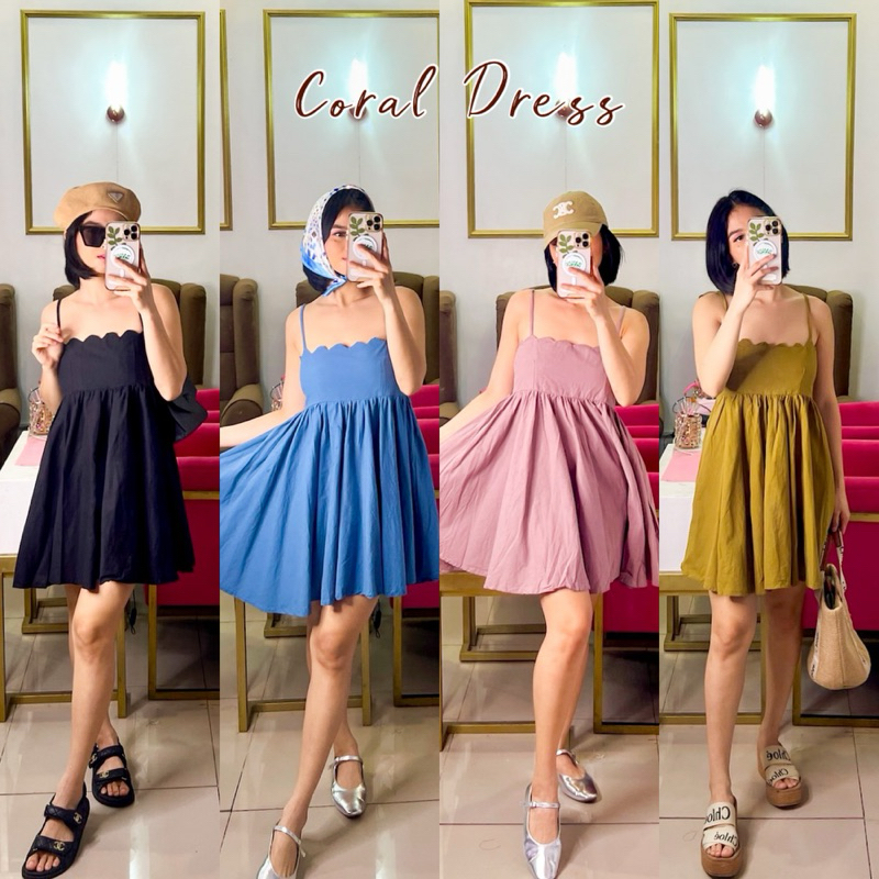 PBC CORAL DRESS (Cotton Linen) | Shopee Philippines