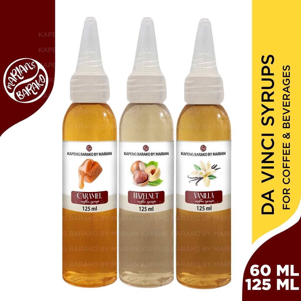 [KBM] DA VINCI Coffee Syrup - 50ML / 100ML Caramel Hazelnut Vanilla ...