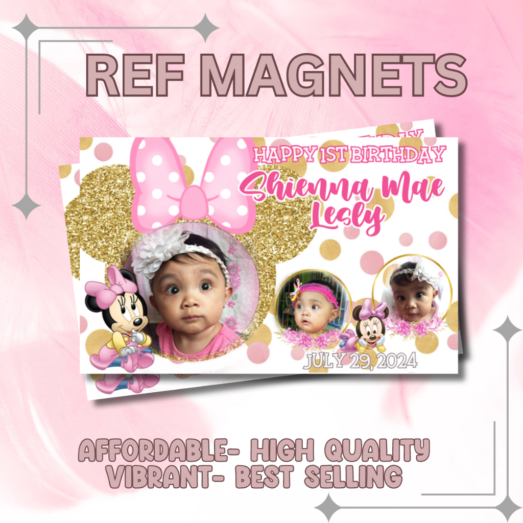Ref Magnet Souvenir, Minnie Mouse Theme Ref Magnet, ref magnet souvenir ...