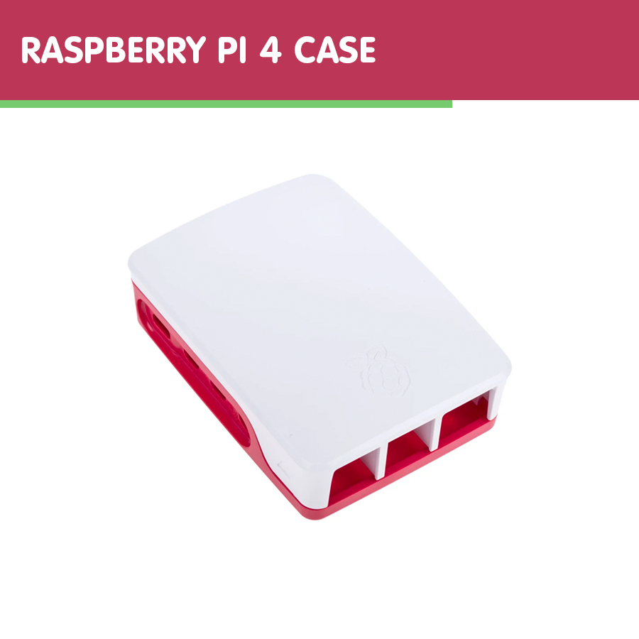 Official Raspberry Pi 4 Case Red/White | Shopee Philippines